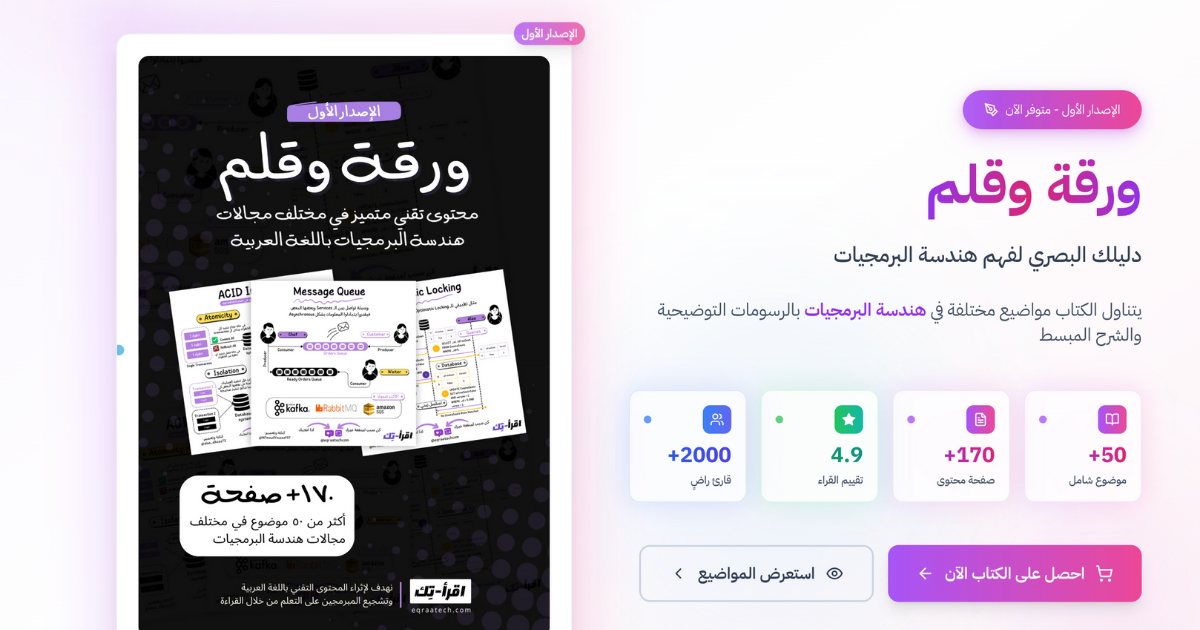 اقرأ-تِك | دليلك البصري لفهم هندسة البرمجيات